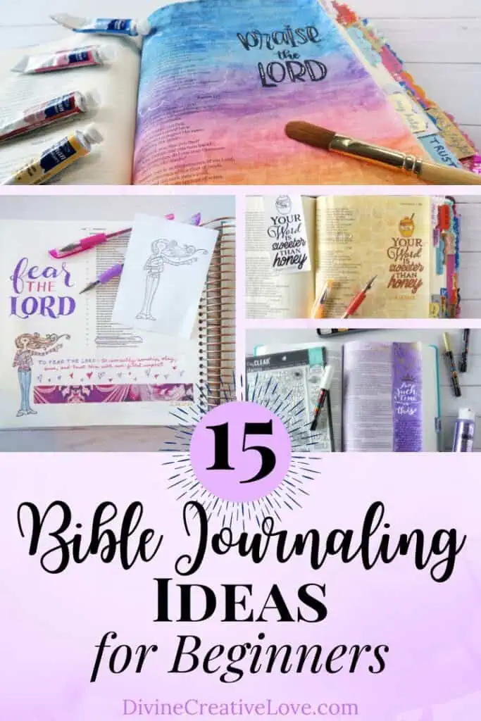 15 Bible Journaling Ideas for Beginners | Divine Creative Love