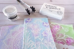 3 Heat Embossing Techniques for Card Making and Bible Journaling ...
